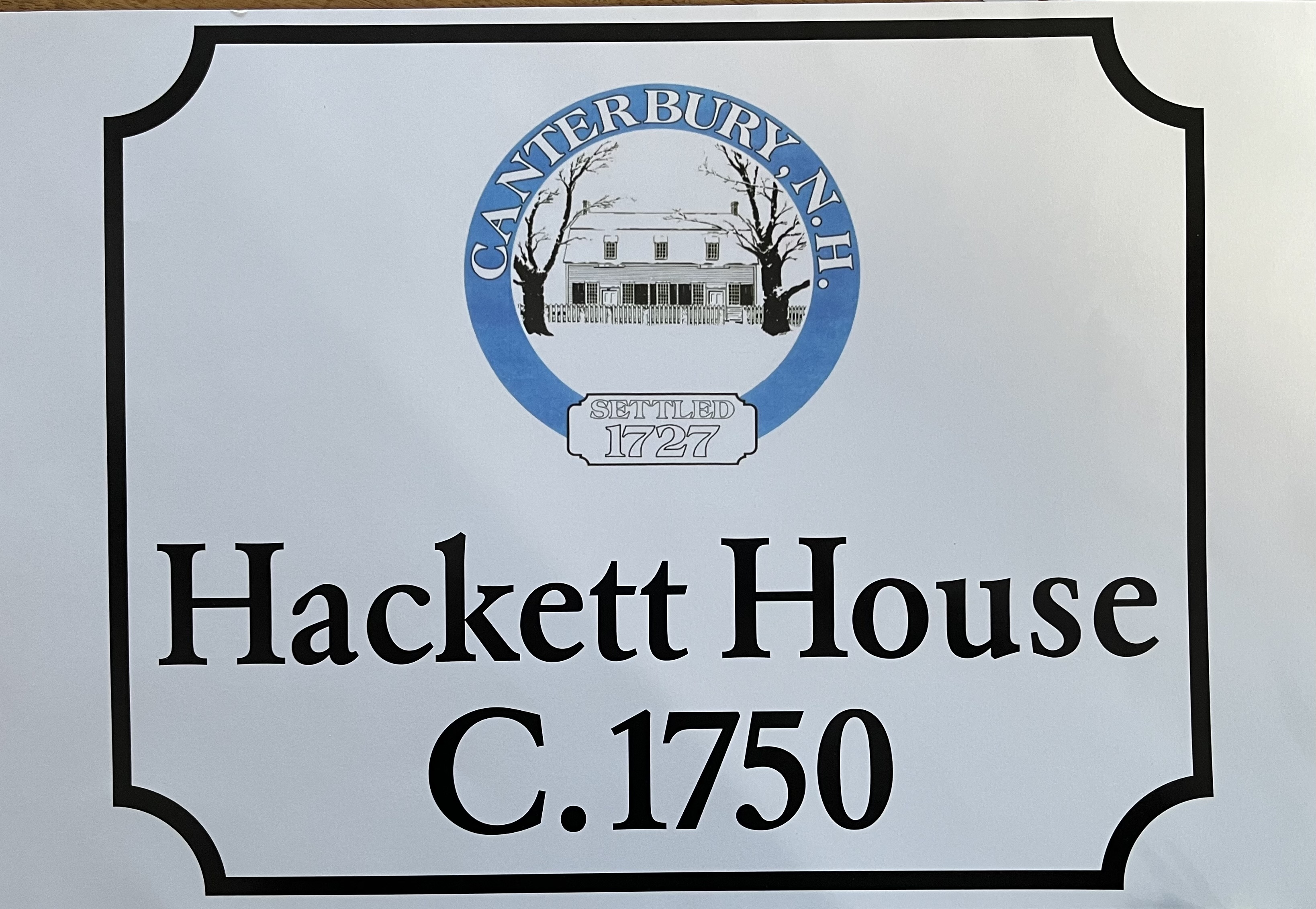 Historic Signs Purchase – Canterbury, NH Historical Society